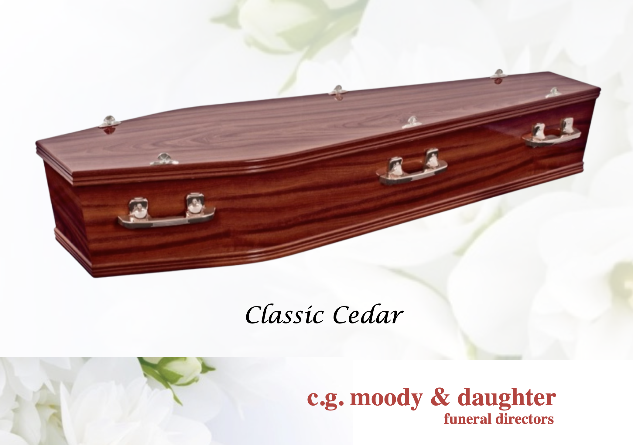 Coffin & Casket Range - C.G Moody & Daughter Funeral Director